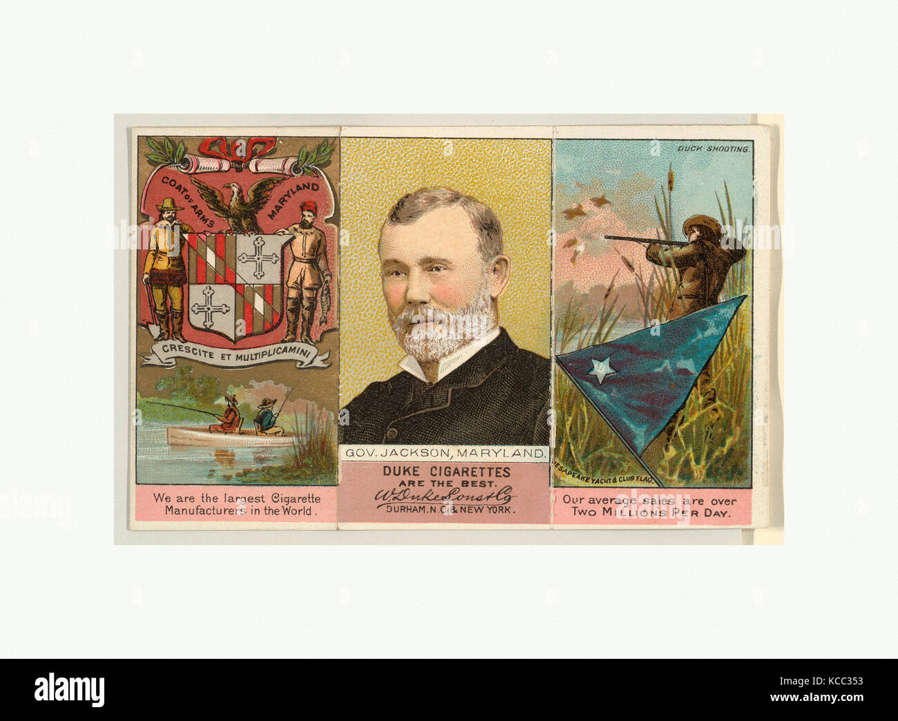 Governor Jackson, Maryland, from "Governors, Arms, Etc." series (N133-2 ...