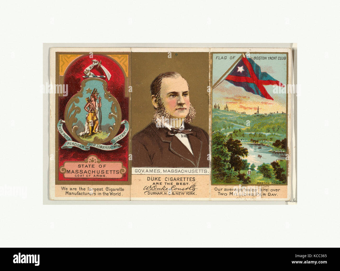 Governor Ames, Massachusetts, from "Governors, Arms, Etc." series (N133 ...