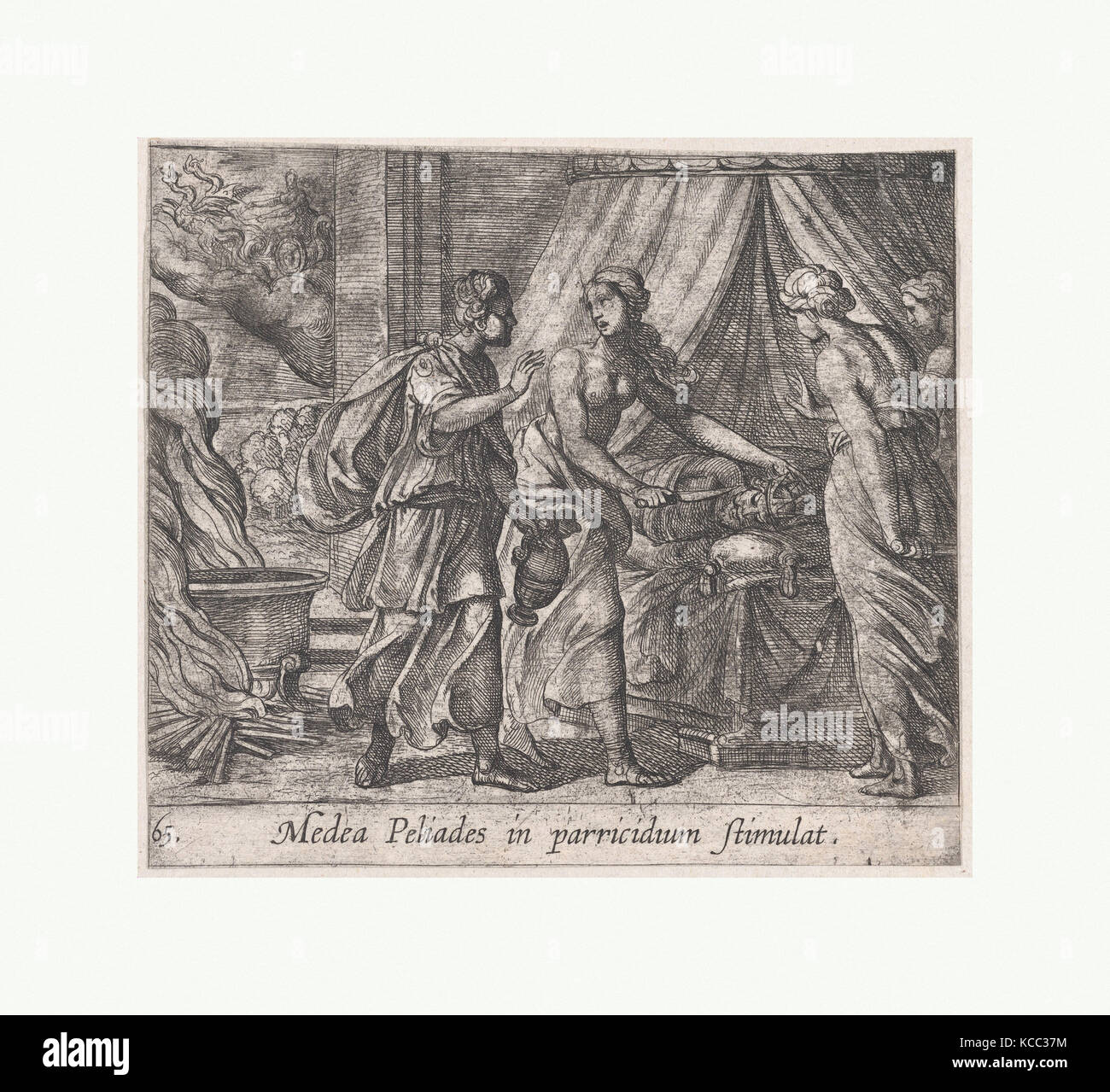 Plate 65: Medea Urging the Daughters of King Pellias to Murder Their ...