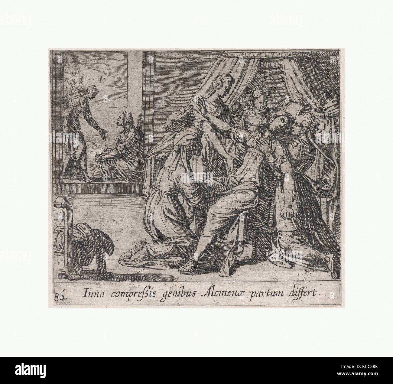 Plate 86: The Birth of Hercules (Iuno compreßis genibus Alcumenae ...