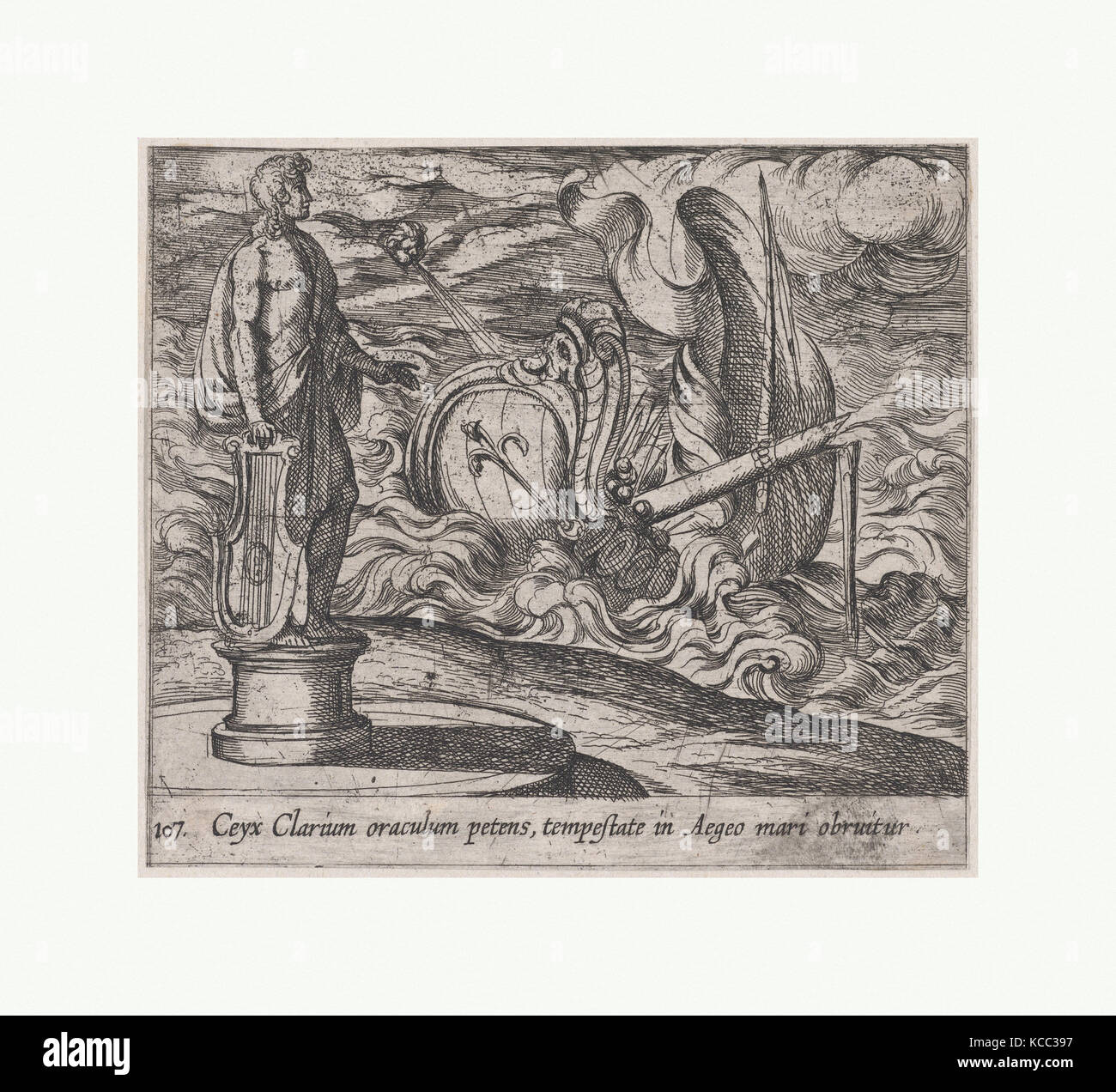 Plate 107: The Wreck of Ceyx's Ship (Ceyx Clarium oraculum petens ...