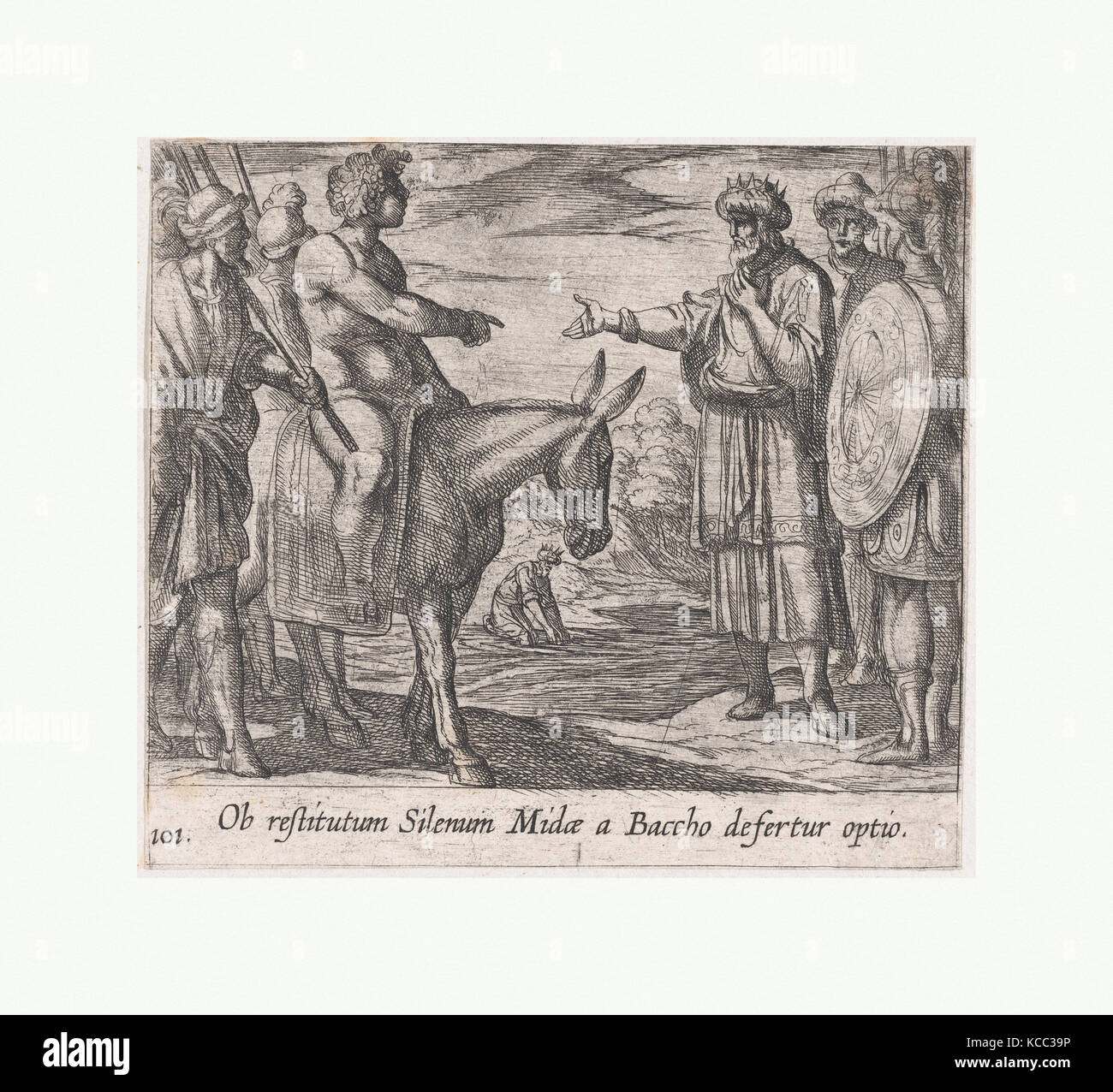 Plate 101: Bacchus Granting Midas's Wish (Ob restitutum Silenum Midae a ...