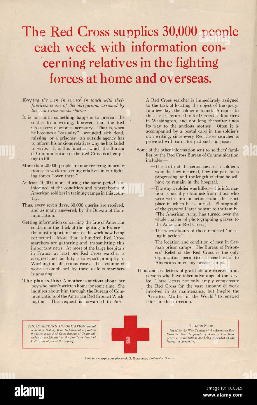 Drawings and Prints, Print, poster, The Red Cross supplies people with ...