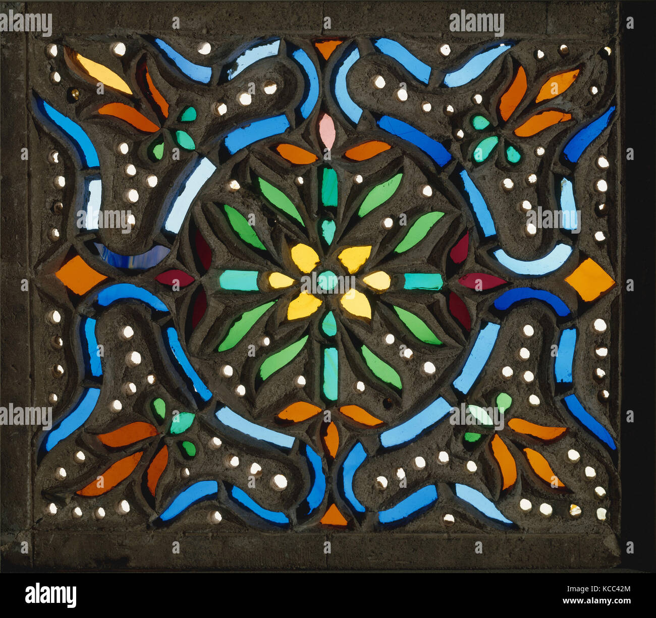 Window, 18th century, Attributed to Egypt or Syria, Stained glass ...