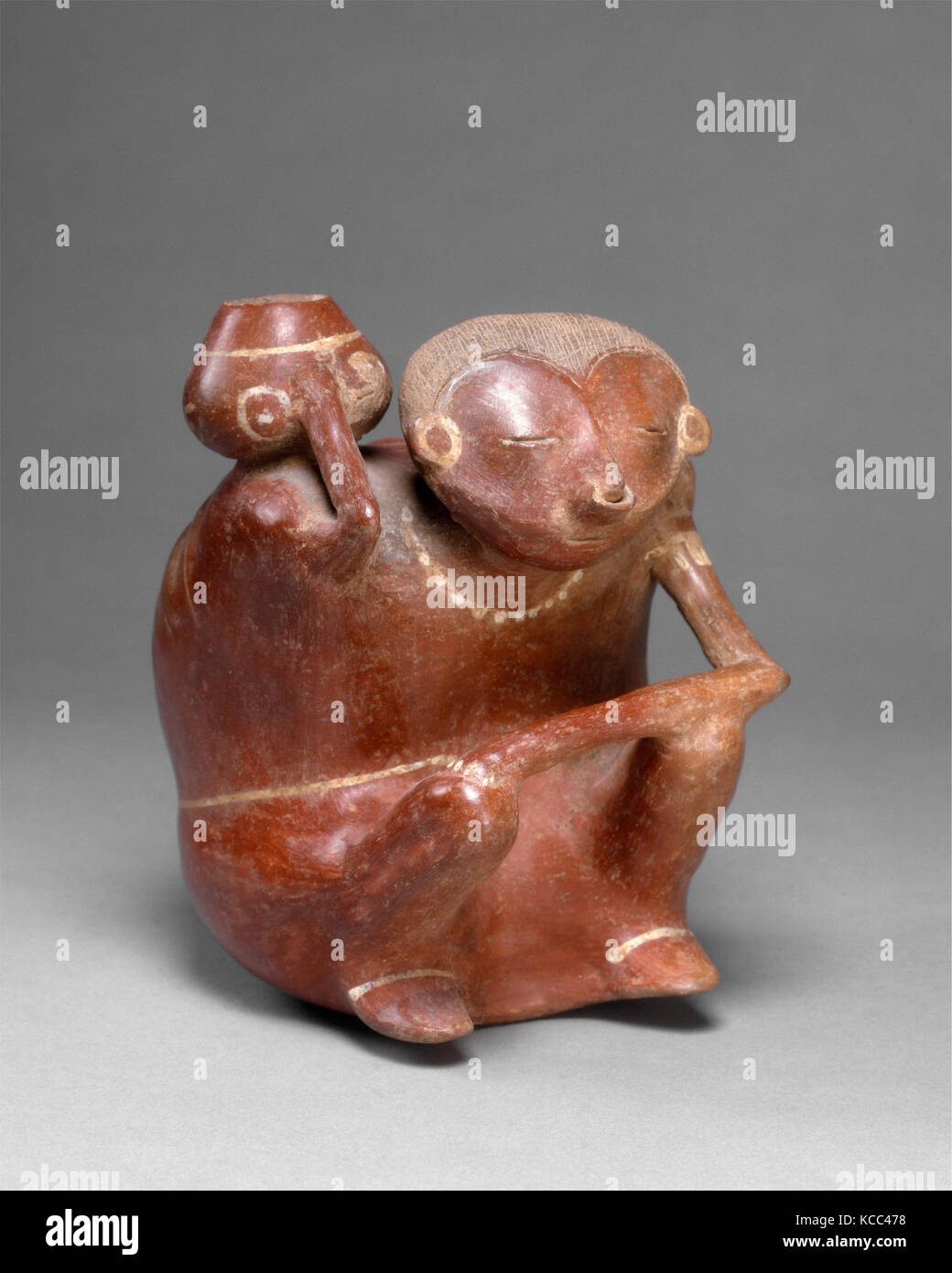 Hunchback with Vessel, 1st–3rd century, Mexico, Mesoamerica, Nayarit ...