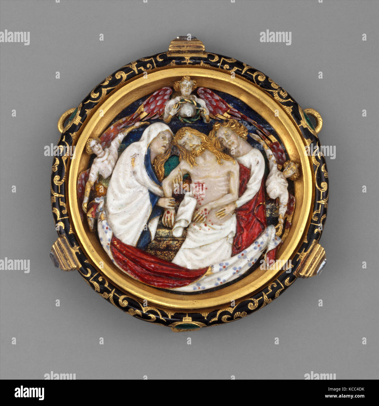 The Dead Christ with the Virgin, Saint John, and Angels, ca. 1390–1405 ...
