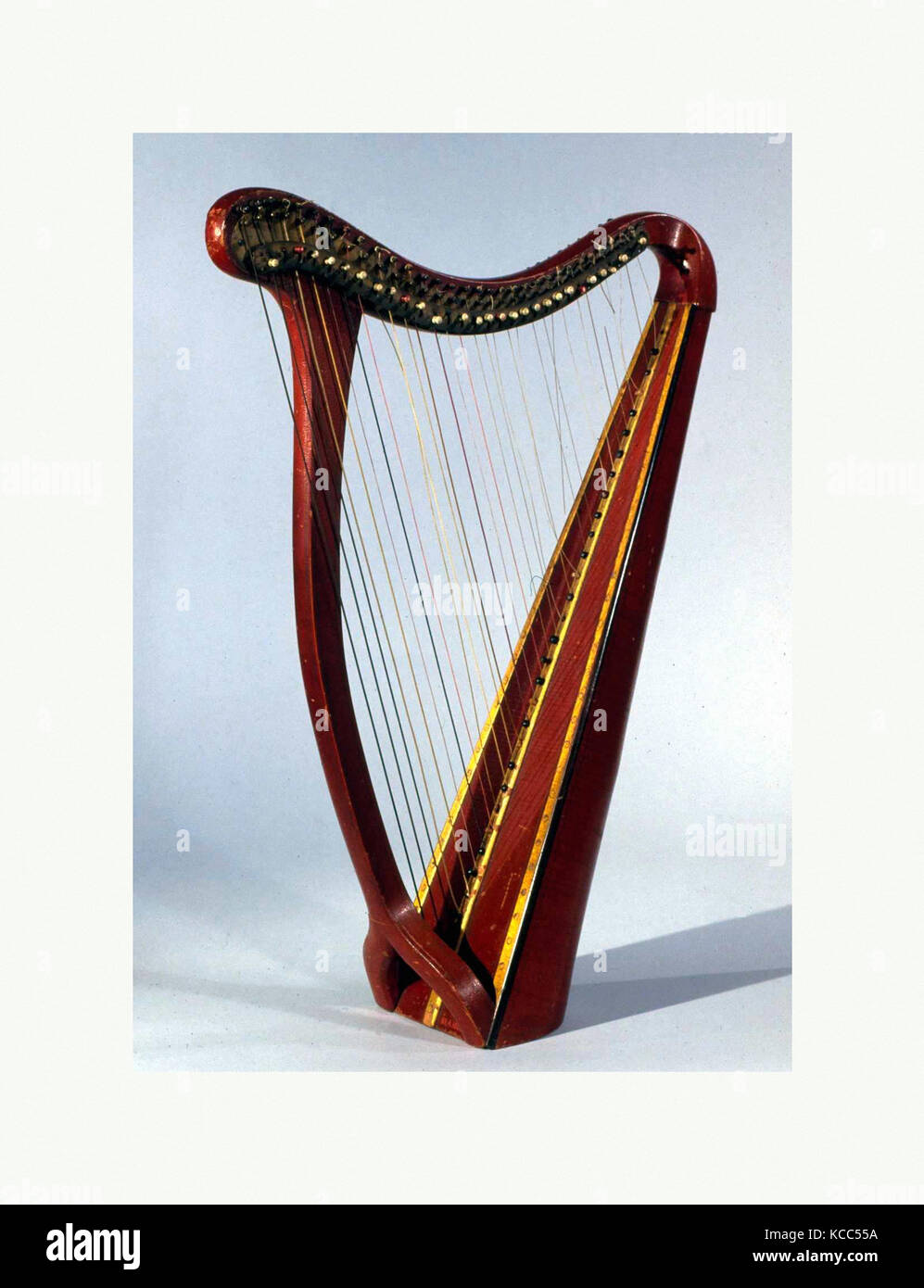 Portable Harp, 1814–30, France, French, Wood, various materials, Height ...