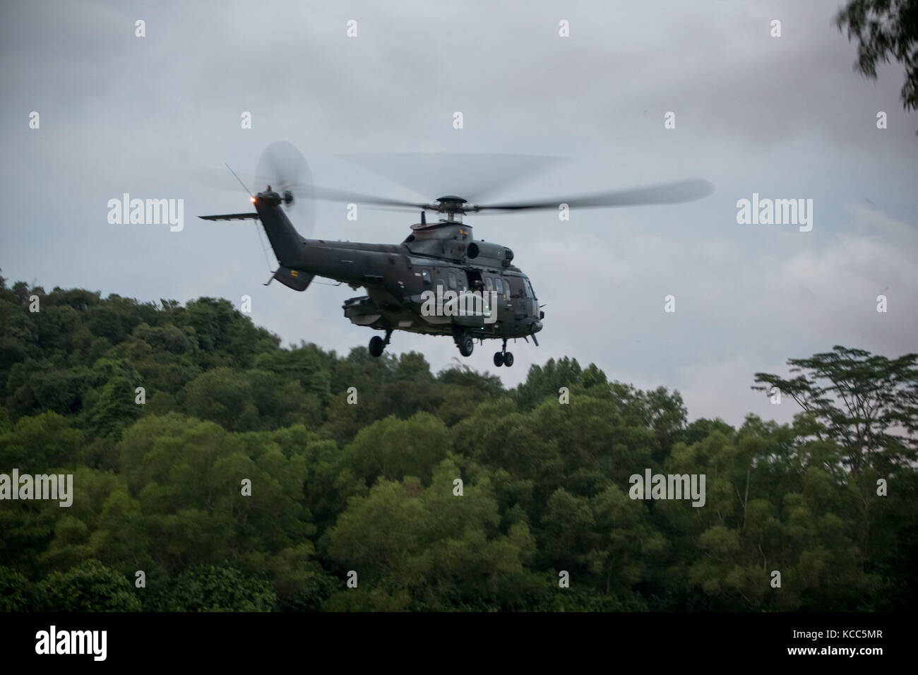 Singapore AS-332 Super Puma Stock Photo - Alamy