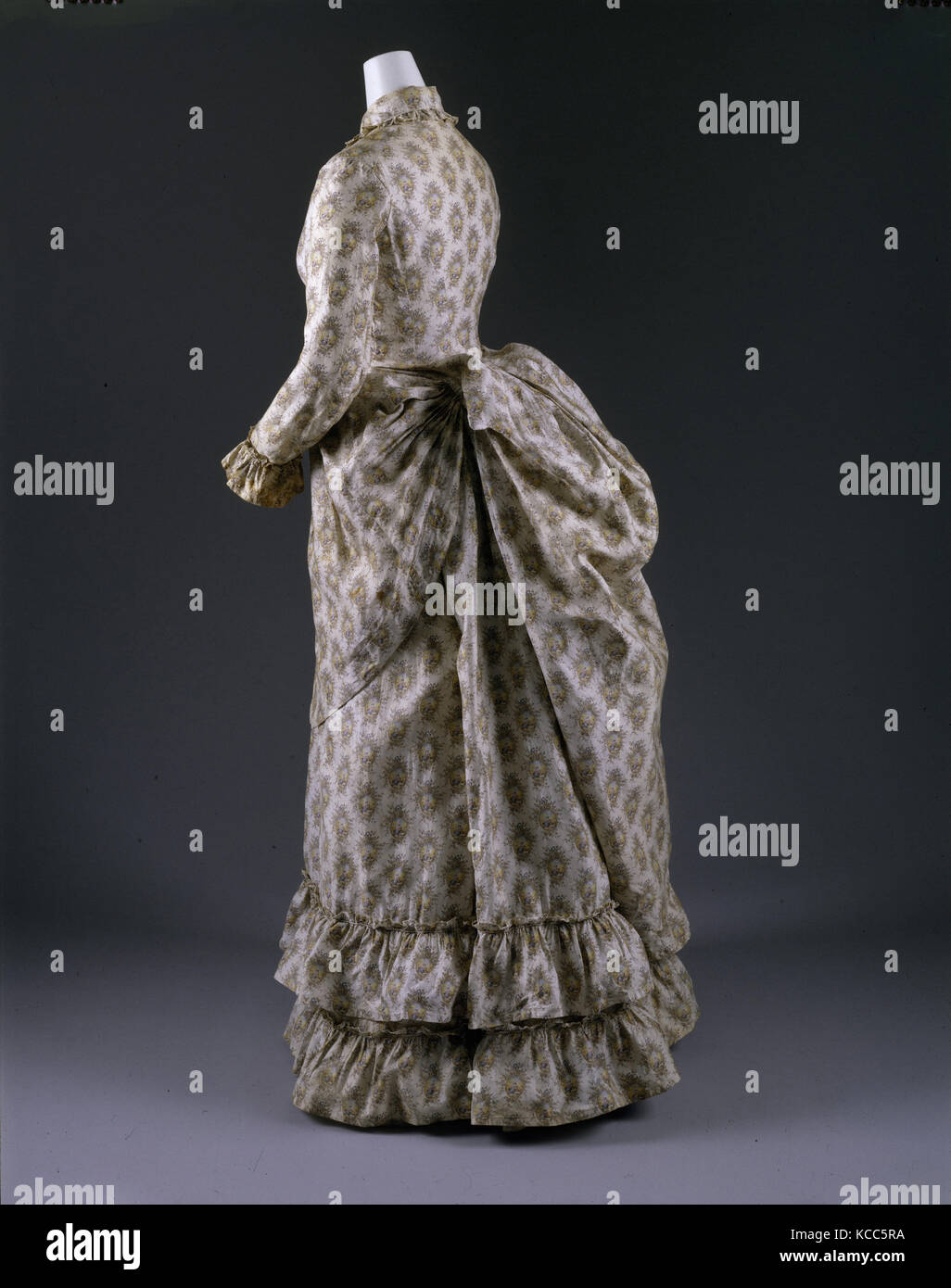 Dress, 1880s, British, cotton Stock Photo - Alamy