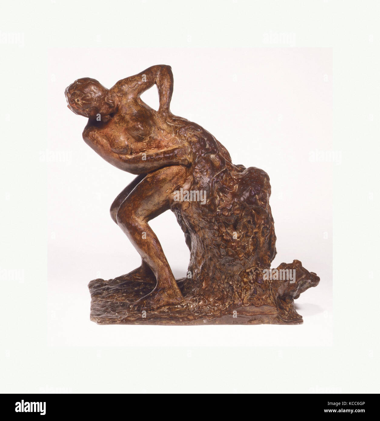 Woman Seated in Chair Wiping her Left Side, Edgar Degas, modeled ...