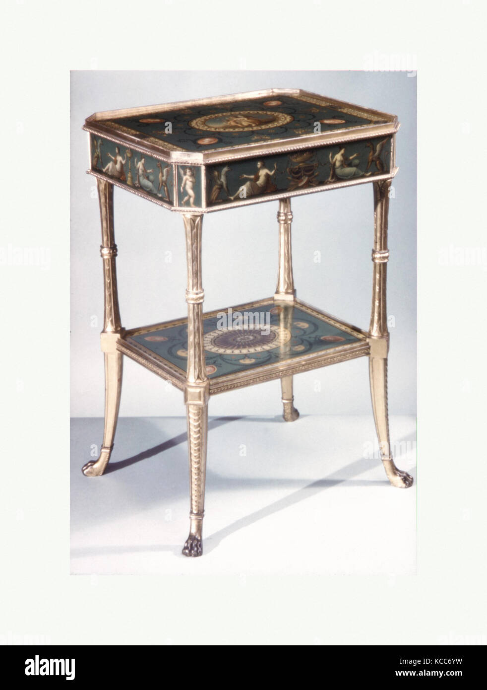 Pair of tables, Possibly James Stuart, 18th century Stock Photo - Alamy