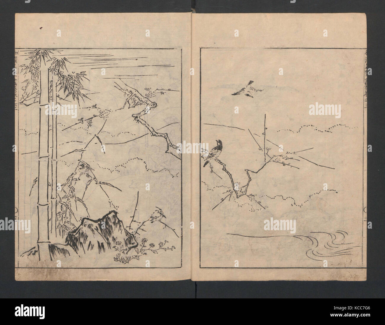 Illustrated book, Edo period (1615–1868), Japan, Monochrome woodblock ...
