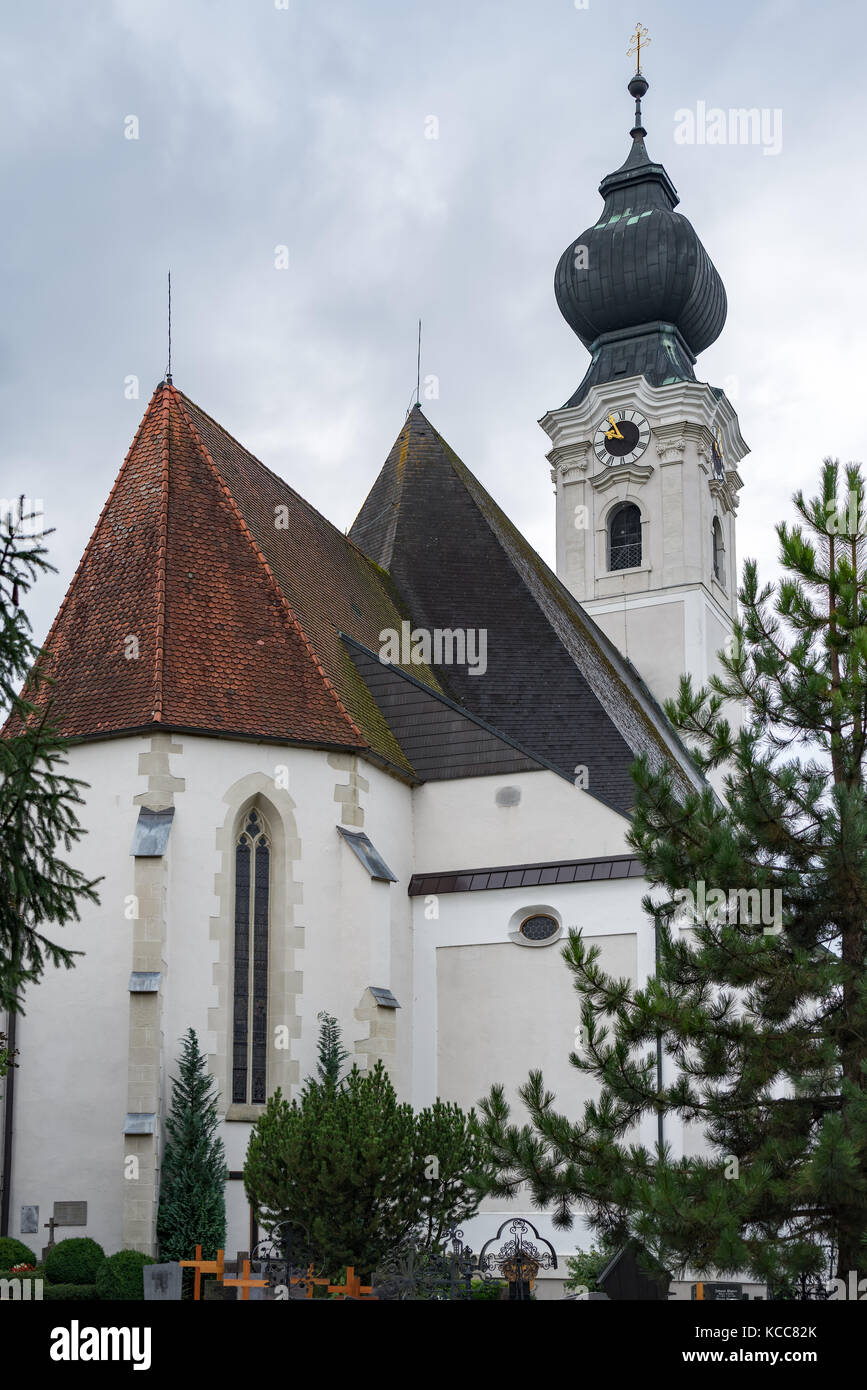 Exterior View of the Parish Church of St. Georgen Stock Photo - Alamy