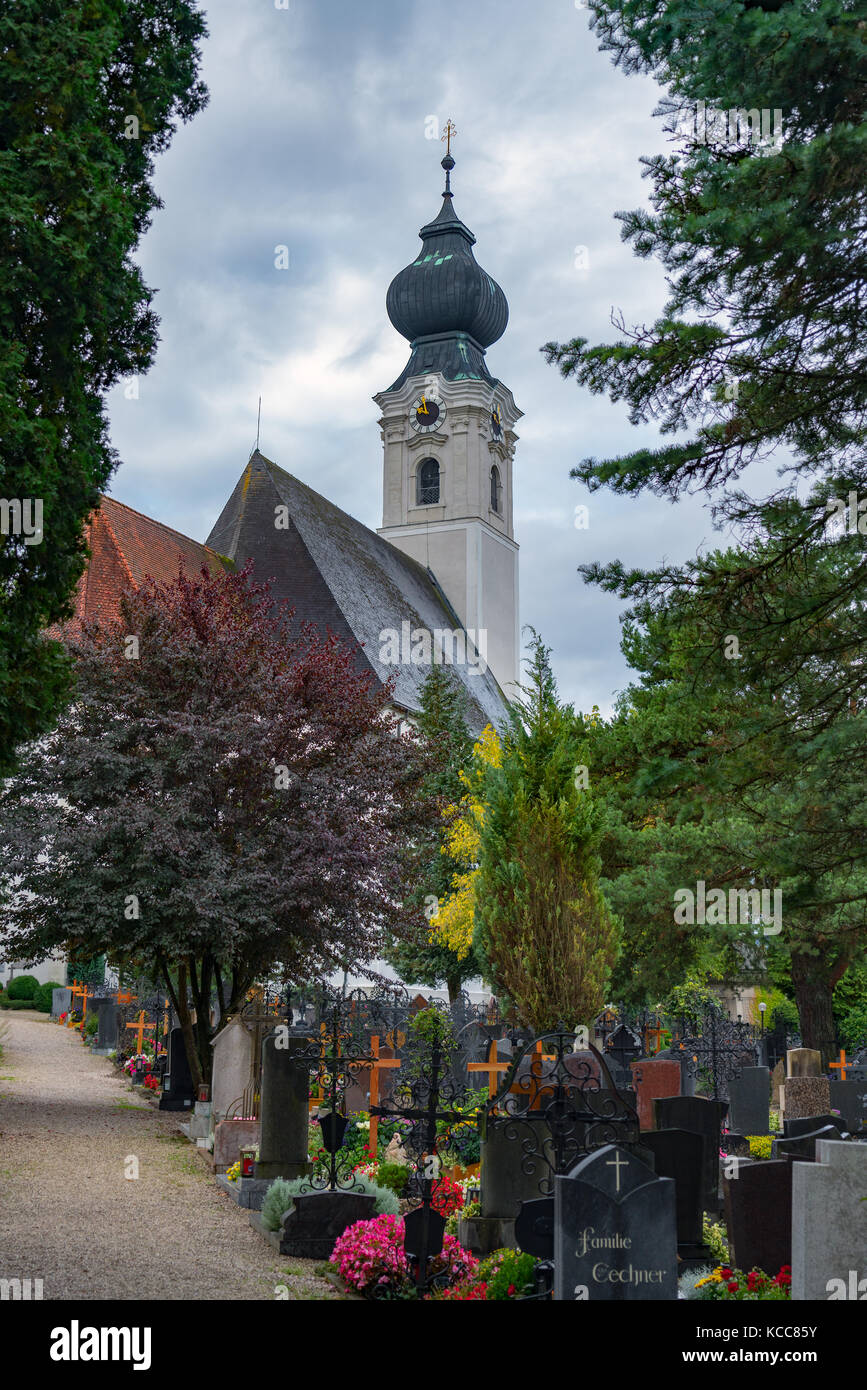 Exterior View of the Parish Church of St. Georgen Stock Photo - Alamy