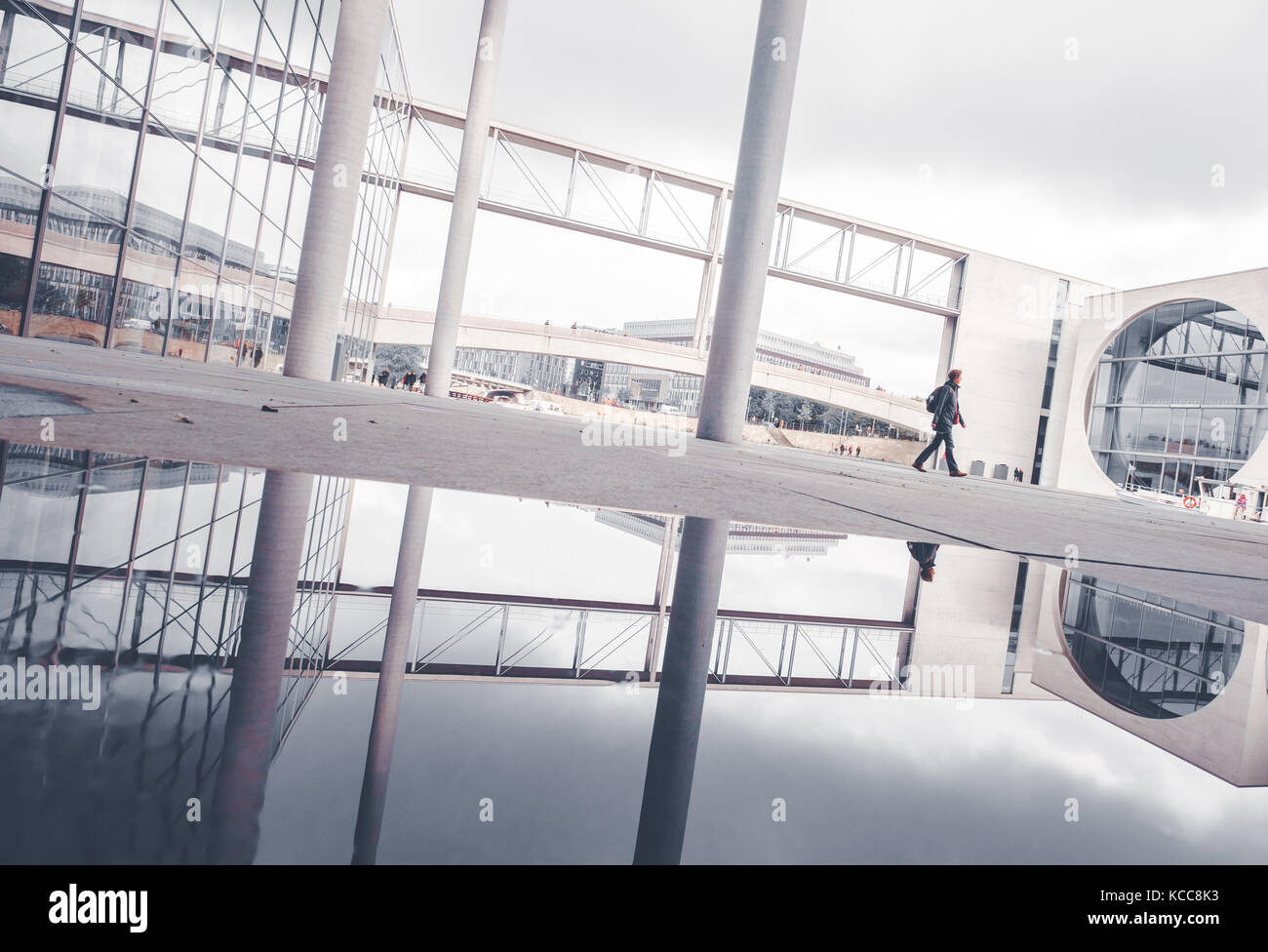 Government building complex in Berlin, German chancellery building ...
