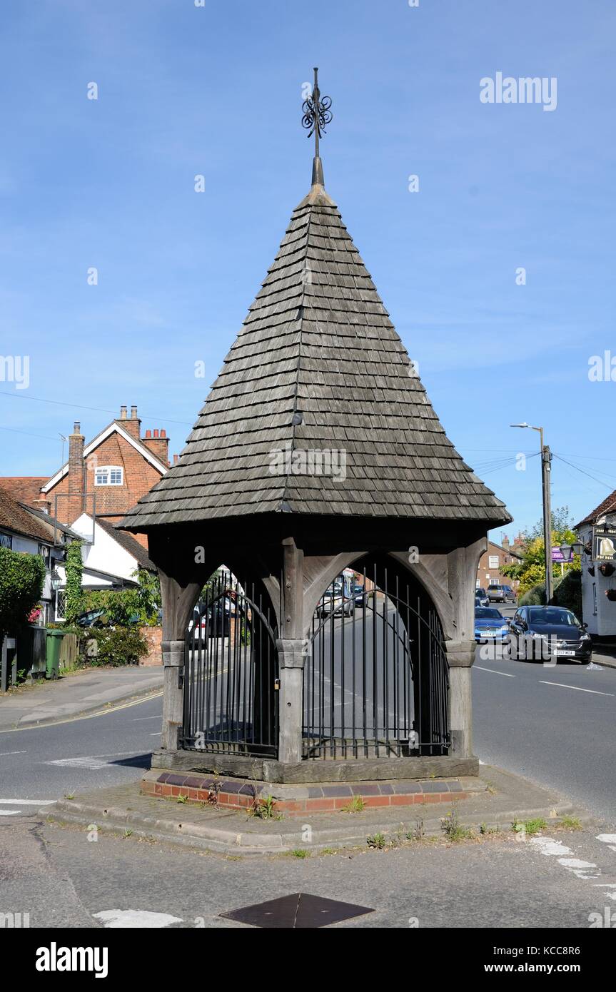 Ryder Memorial Shelter, Bovingdon, Hertfordshire, stands at a ...
