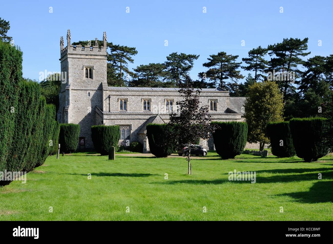 St Lawrence Church, Bovingdon, Hertfordshire, stands in one of the ...