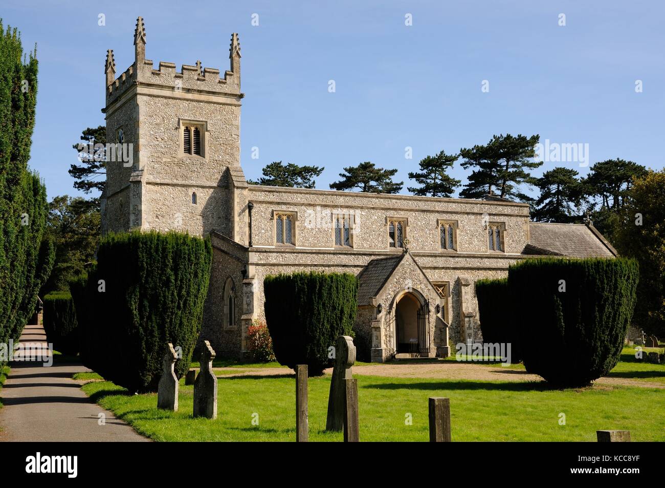 St Lawrence Church, Bovingdon, Hertfordshire, stands in one of the ...