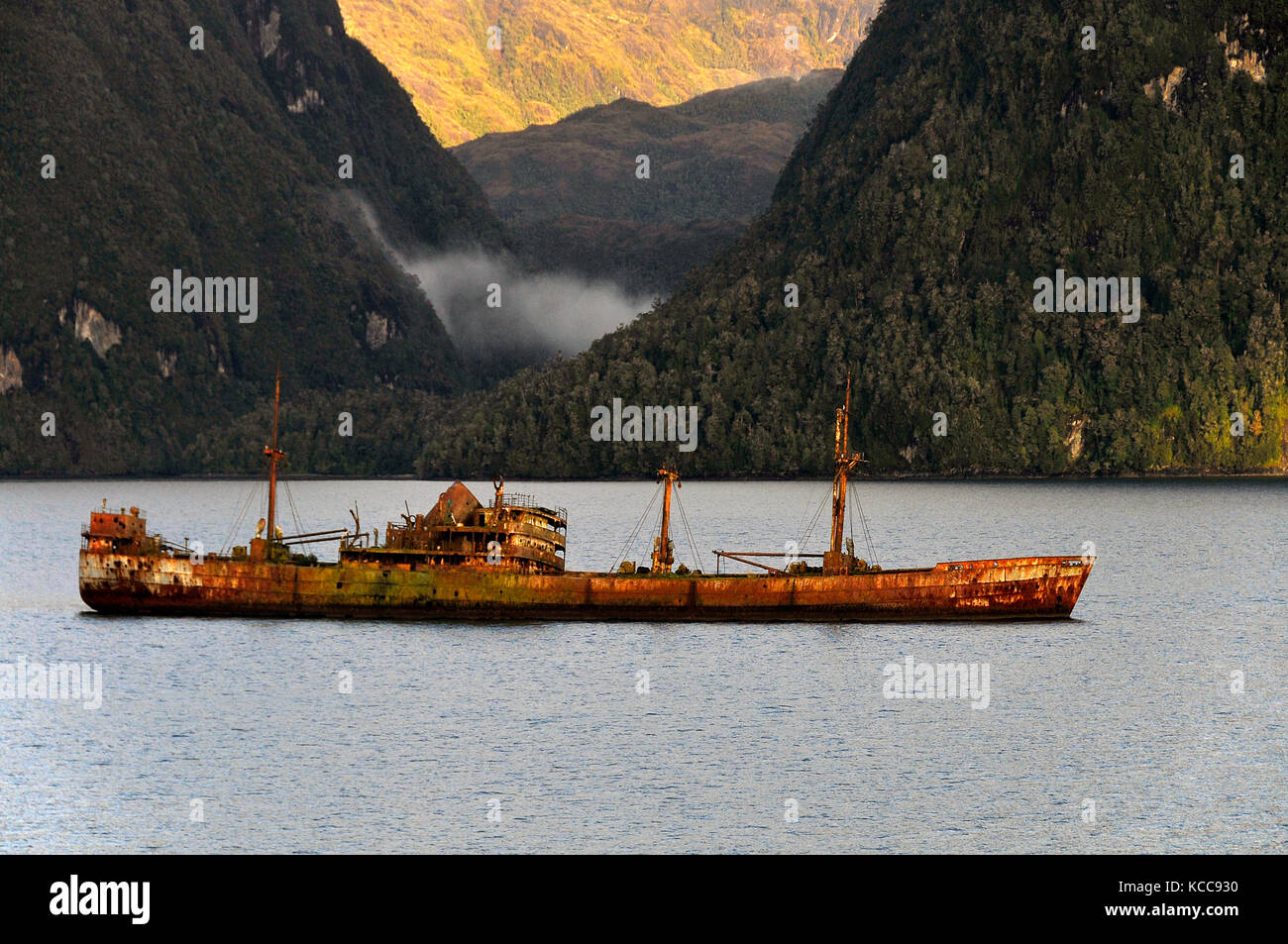 patagonia fjords at chile patagonia Stock Photo - Alamy