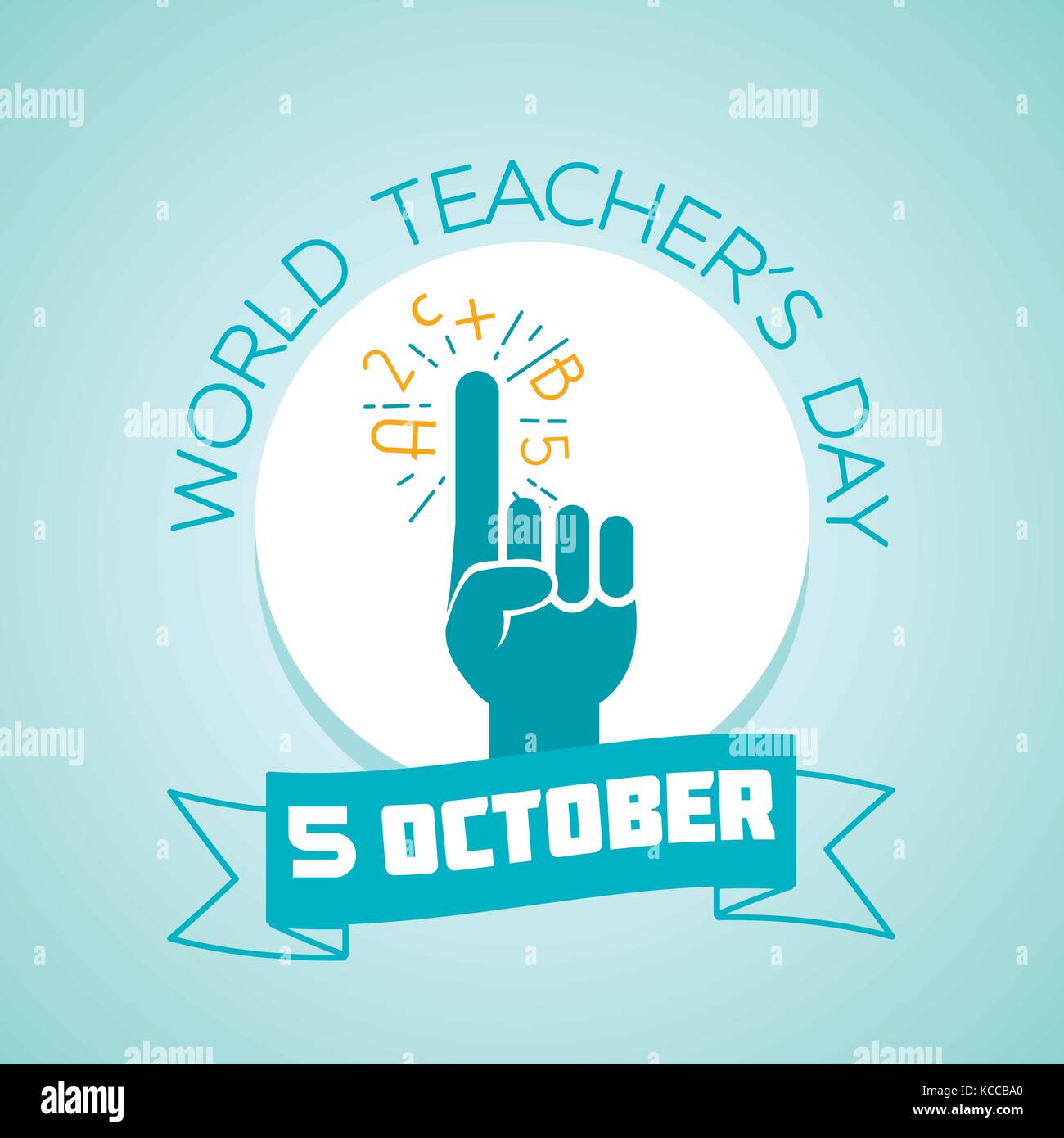 Calendar for each day on october 5. Greeting card. Holiday - world ...