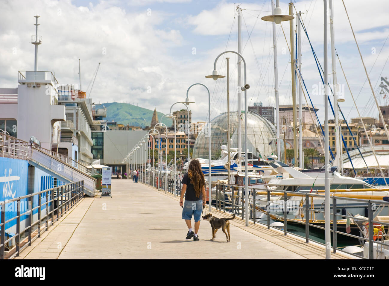 Naval port, Genoa, Italy Stock Photo - Alamy