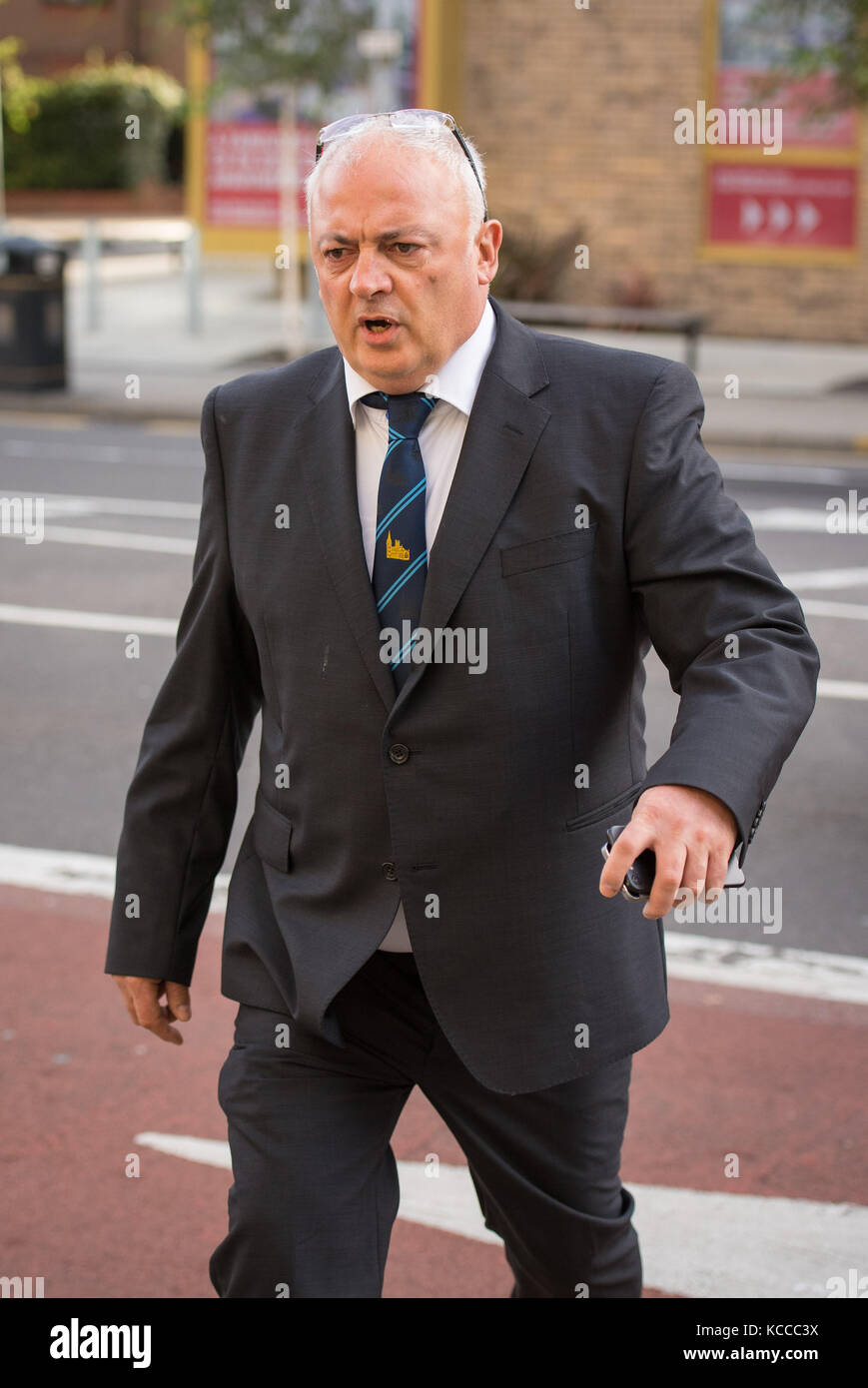 Robert Webb, 54, arrives at Kingston Crown Court in Surrey, where he is ...