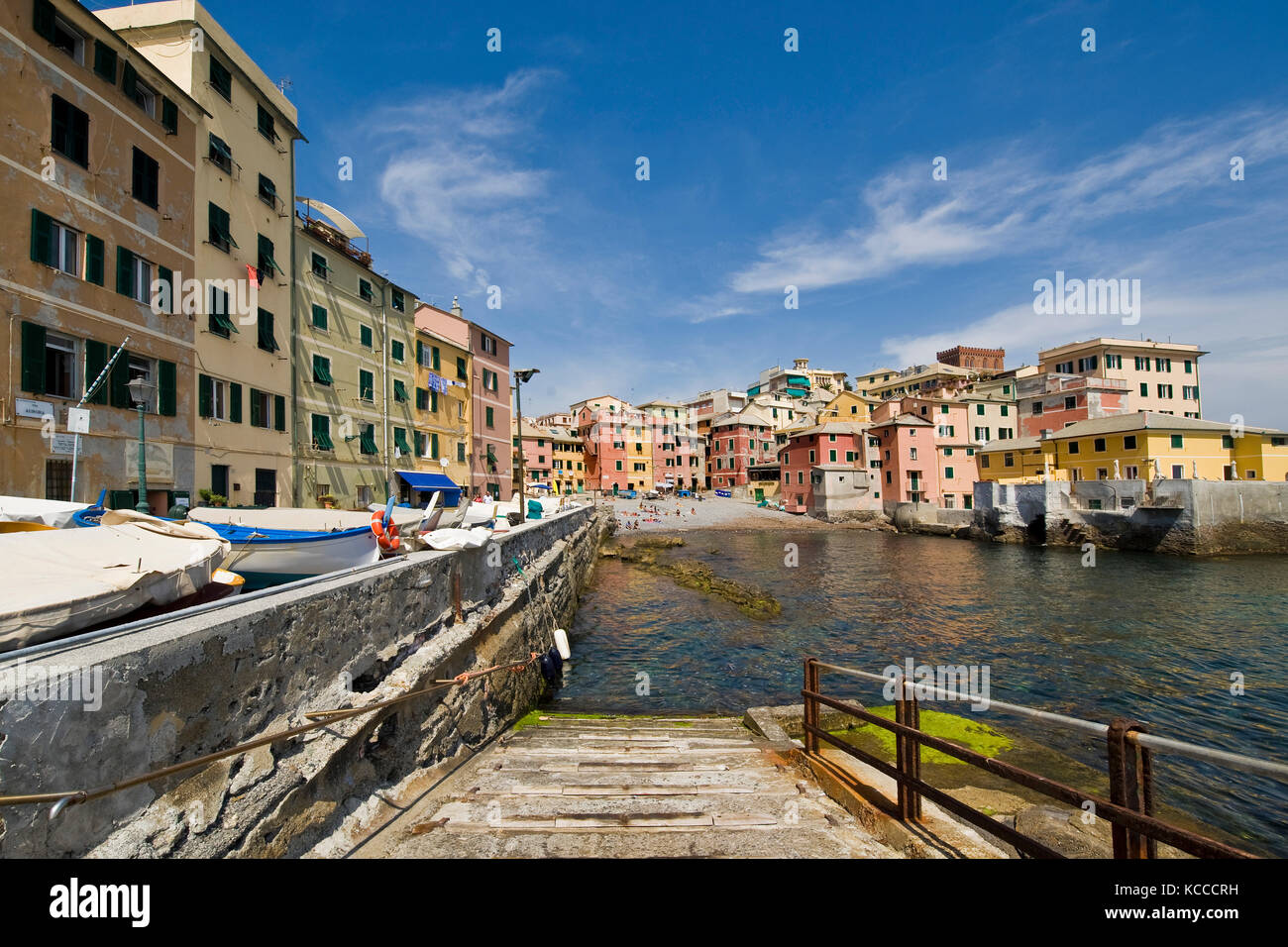 Boccadasse, Genoa, Liguria, Italy Stock Photo - Alamy