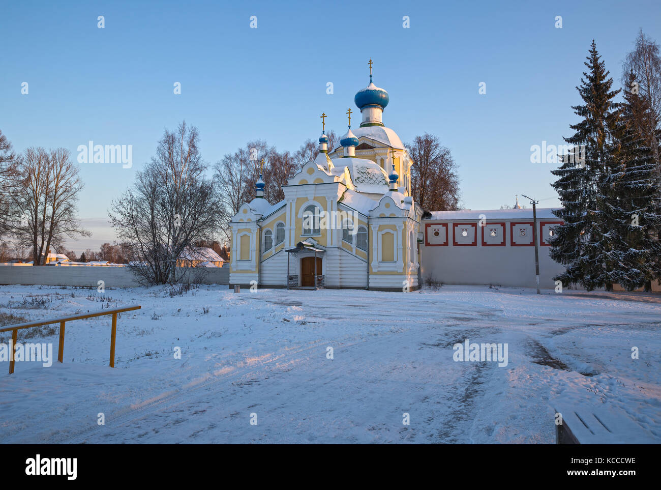 Church of Tikhvin icon of the Mother of God, gate Church of the Tikhvin ...