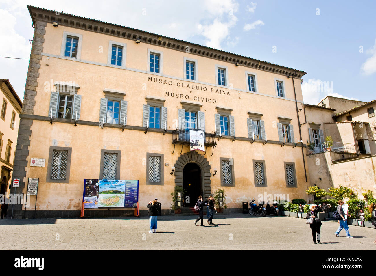 Claudio Faina Civic museum, Orvieto, Terni province, Umbria Stock Photo ...