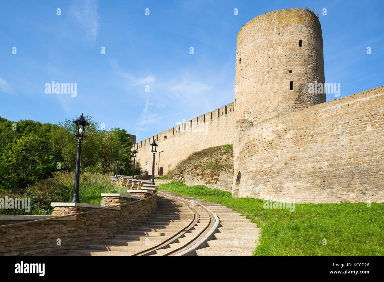 Entrance to the ancient fortress of Ivangorod Stock Photo - Alamy