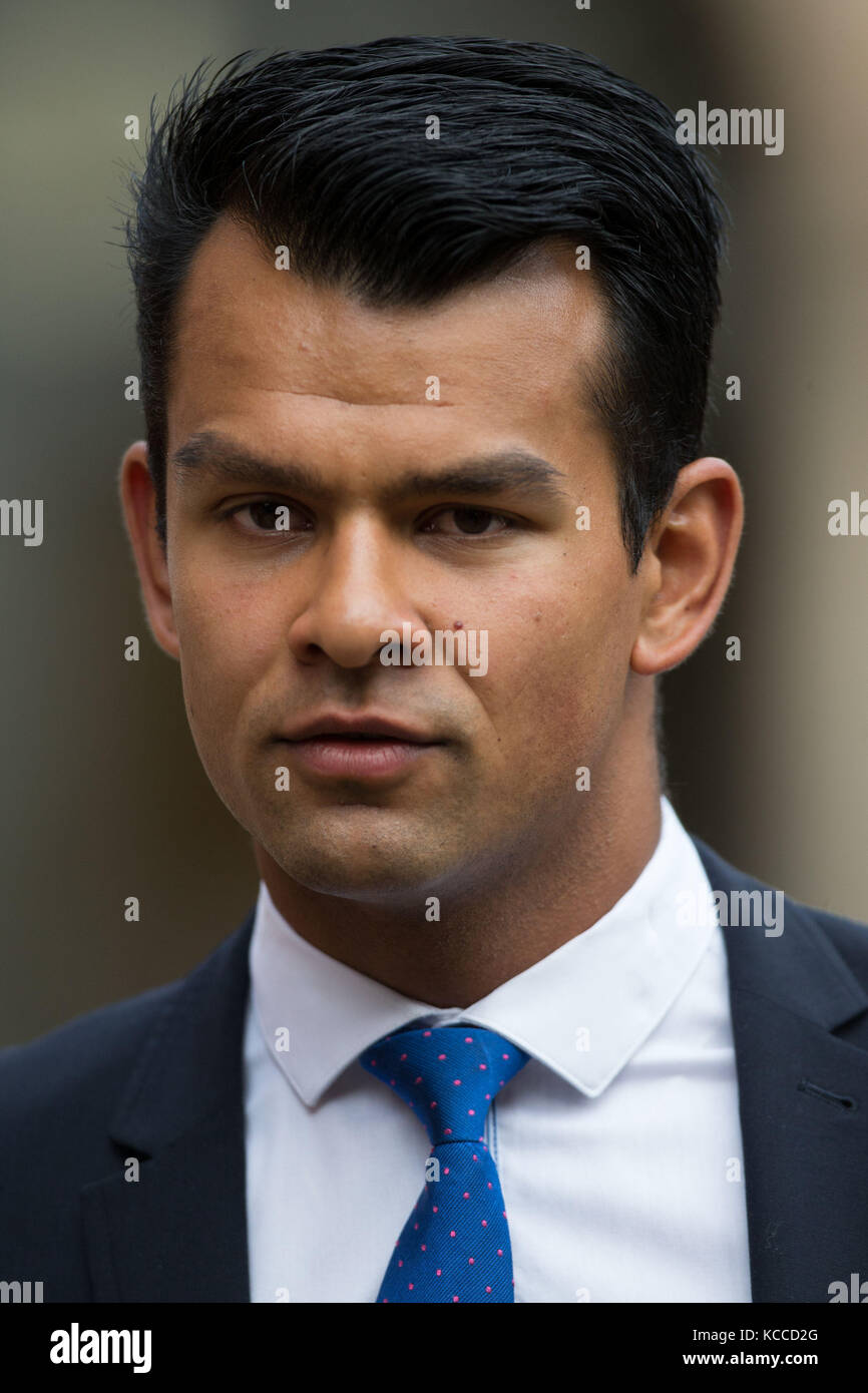 Cricketer Shiv Thakor leaving Derby Magistrates' Court, where he has ...