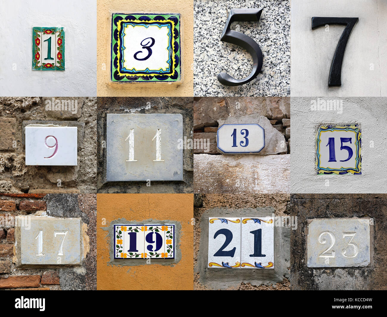 Odd numbers hi-res stock photography and images - Alamy