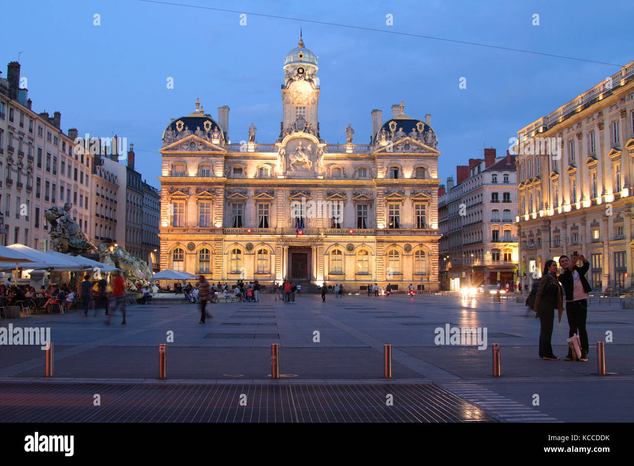 Main square lyon france hi-res stock photography and images - Alamy