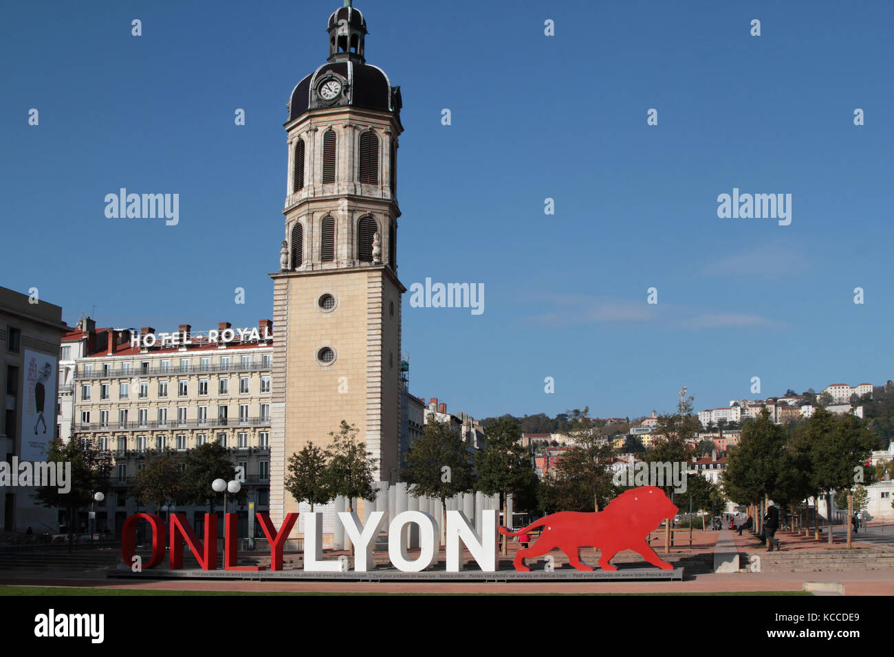 LYON, FRANCE, OCTOBER 26, 2014 : OnlyLyon is the city branding word ...