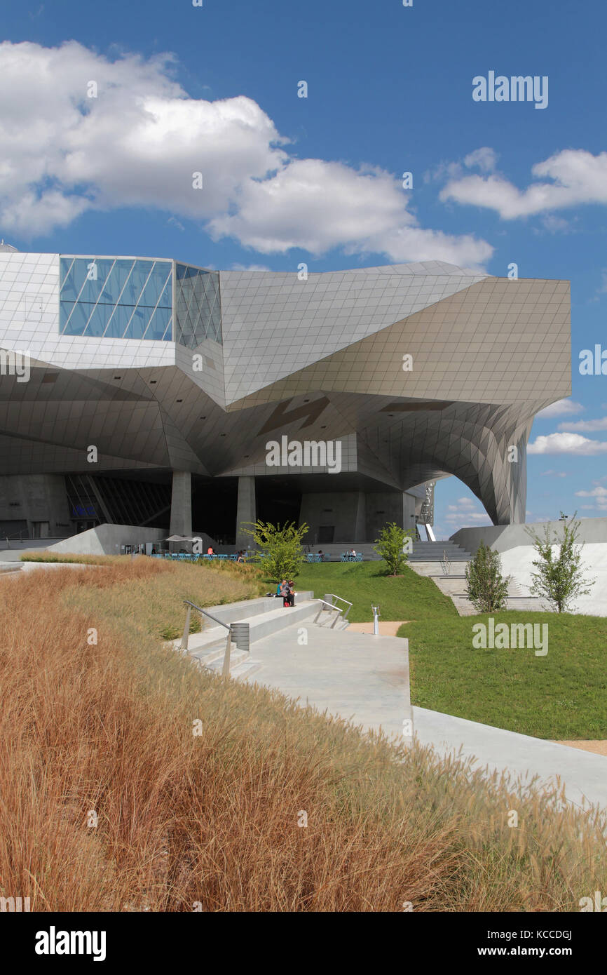 LYON, FRANCE, September 4, 2015 : "Musee des Confluences" is a science ...