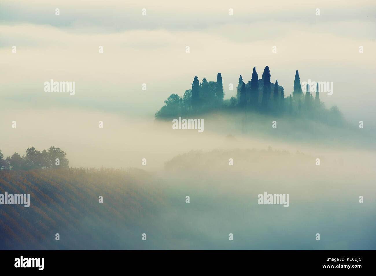 Sunrise in Italy Stock Photo - Alamy