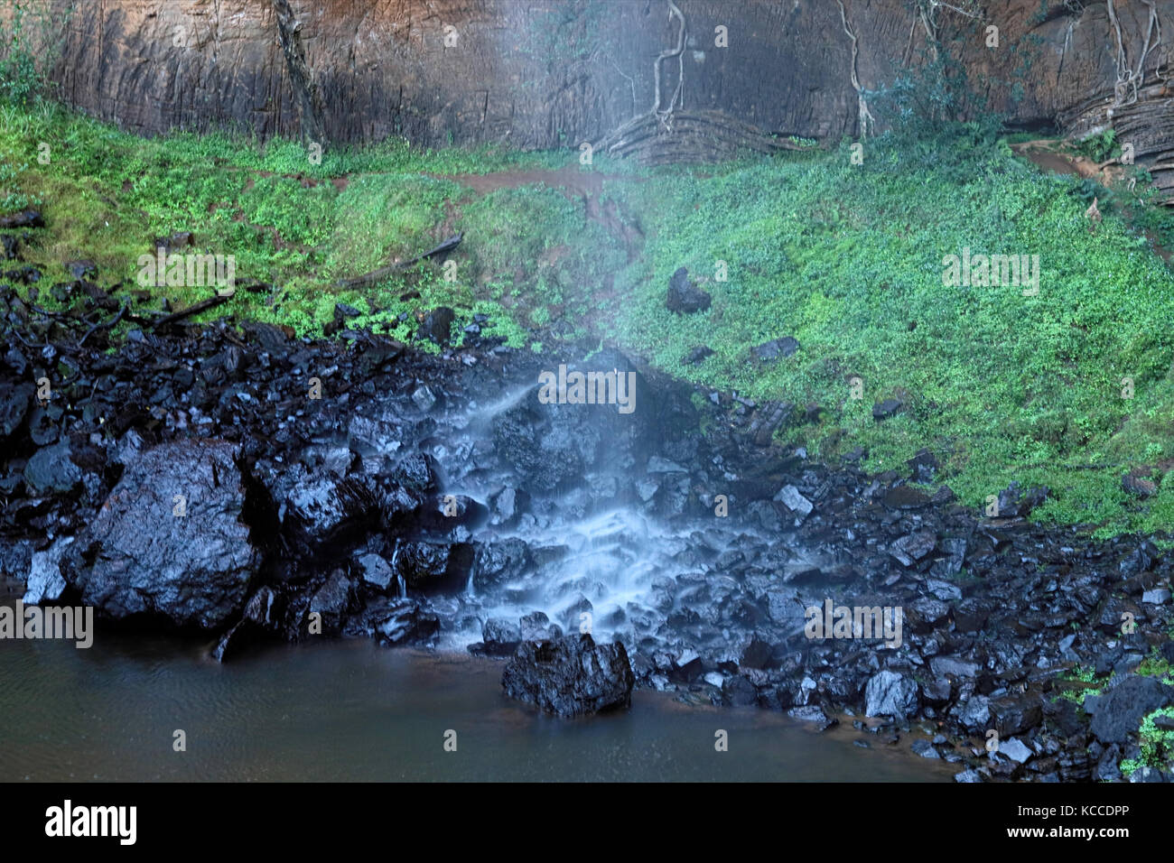 Berlin waterfall. Blyde river, Mpumalanga, Drakensberg, South Africa ...