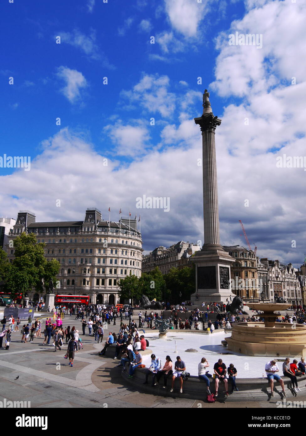 Trafalgar Square London Stock Photo - Alamy