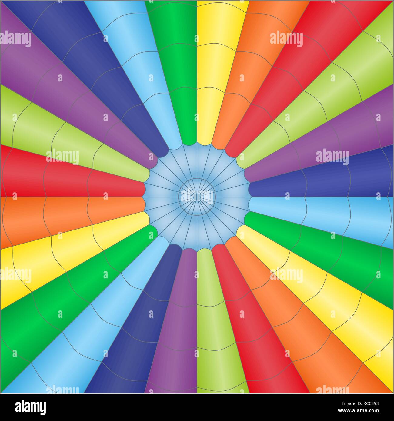 Vector illustration of multicolored parachute balloon babackground ...
