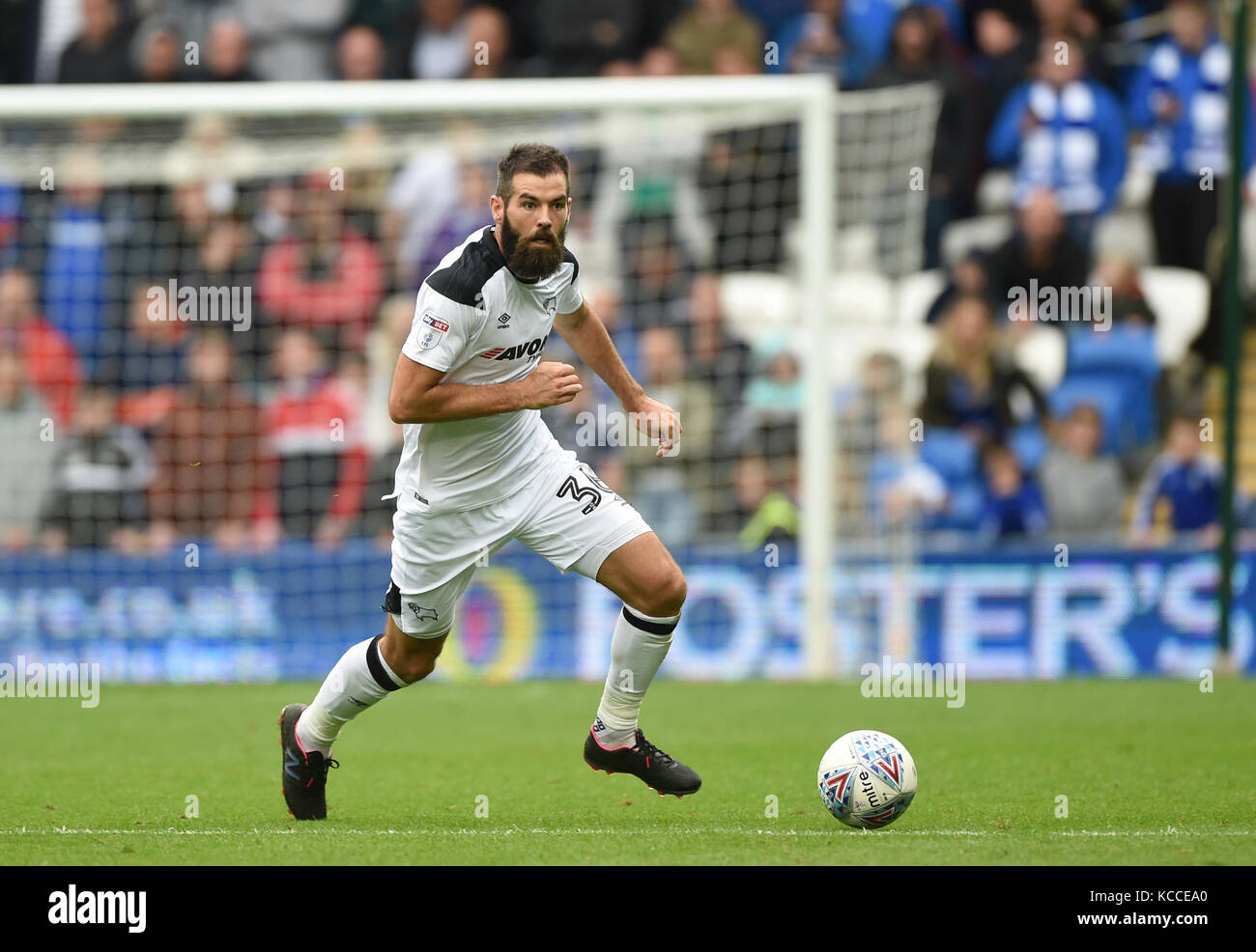 Derby County's Joe Ledley Stock Photo - Alamy