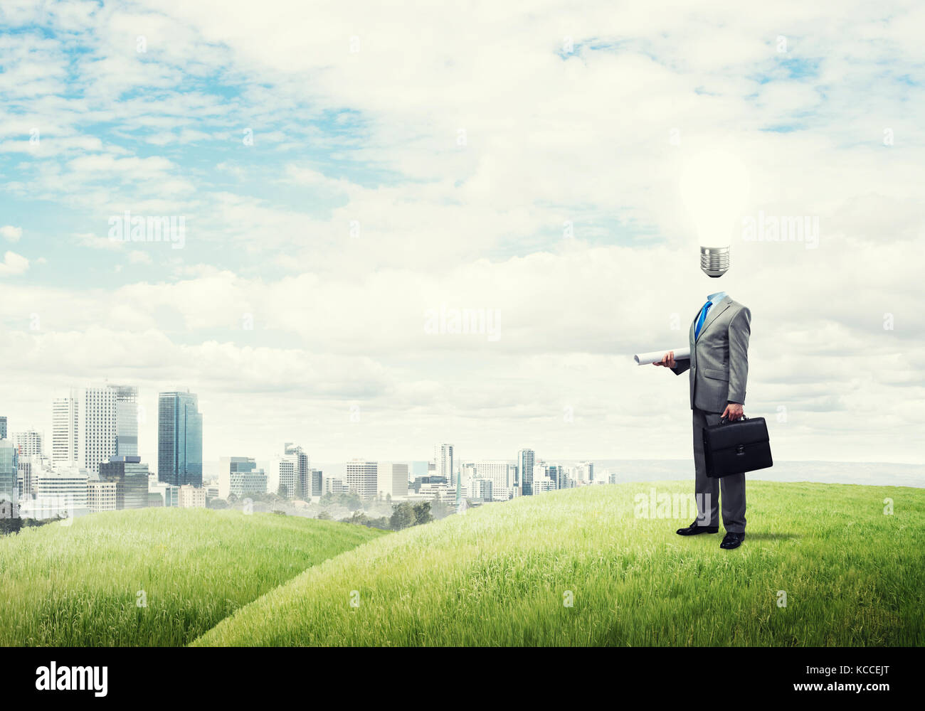 Man of creative ideas Stock Photo - Alamy