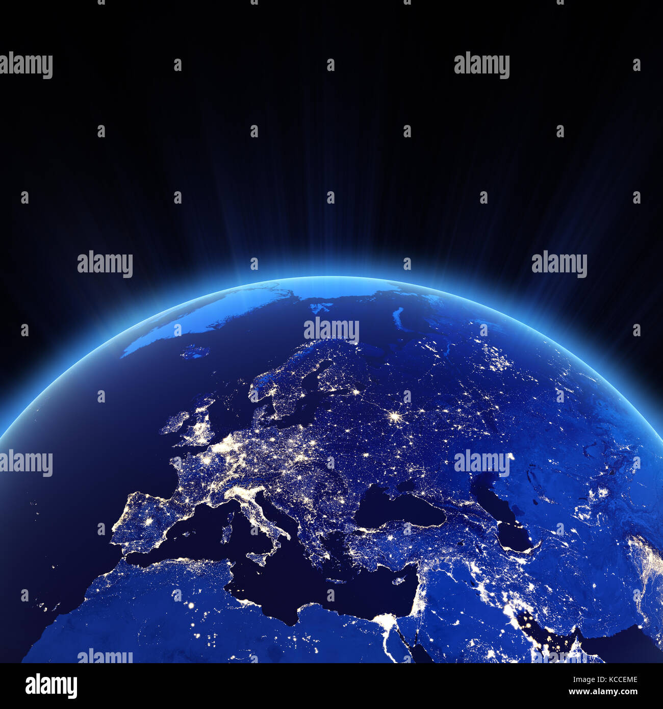 Planet earth europe hi-res stock photography and images - Alamy