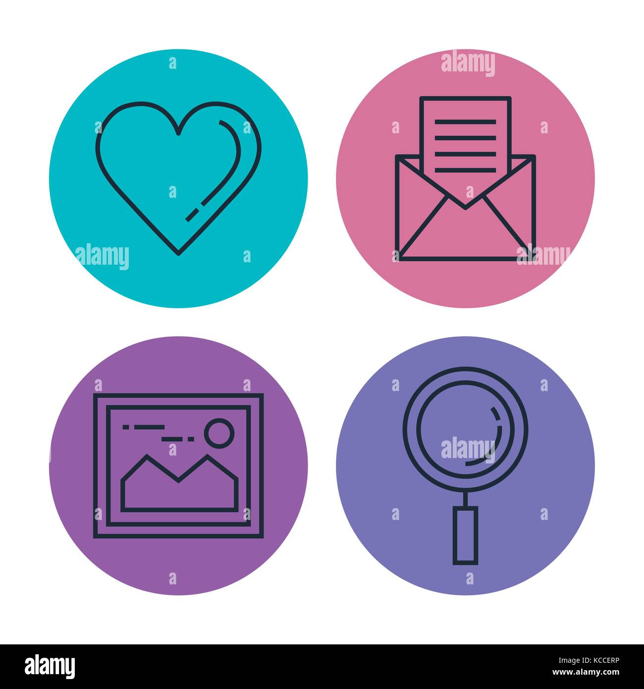 smartphone applications menu icons Stock Vector Image & Art - Alamy