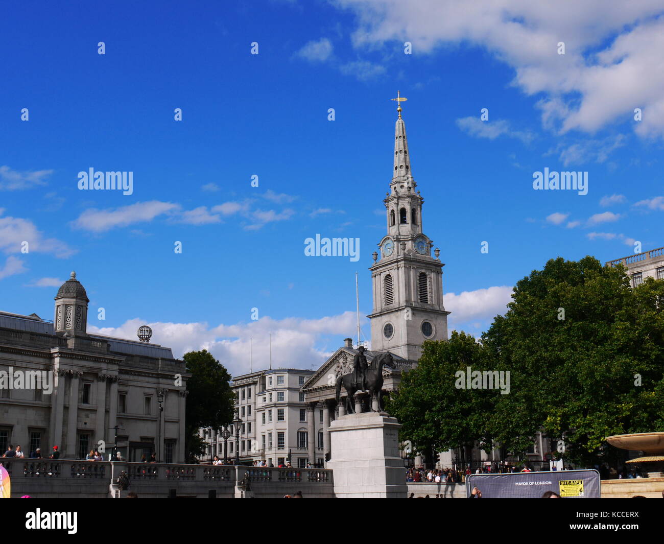 Trafalgar Square London Stock Photo - Alamy
