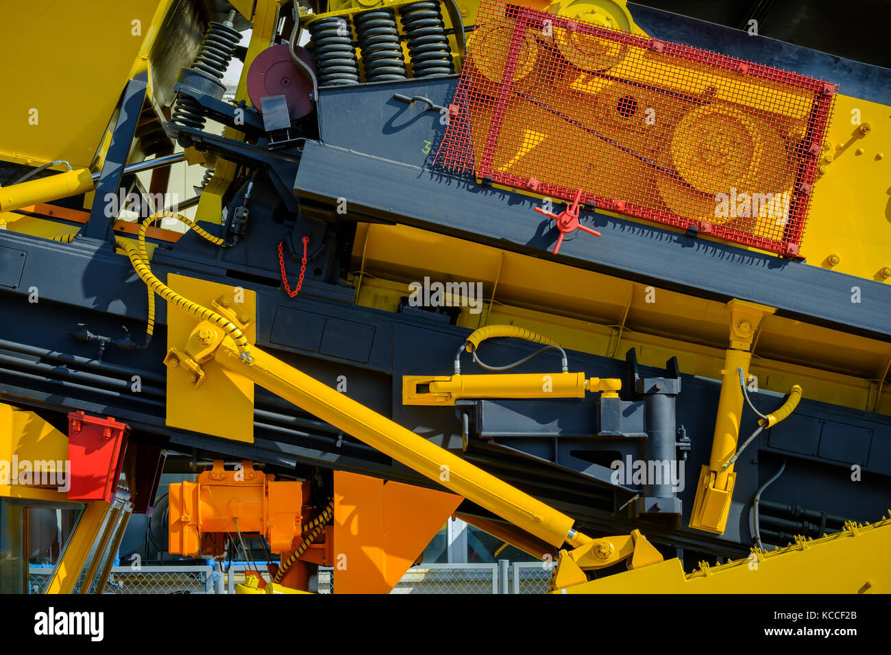 Abstract fragment of heavy machinery Stock Photo - Alamy