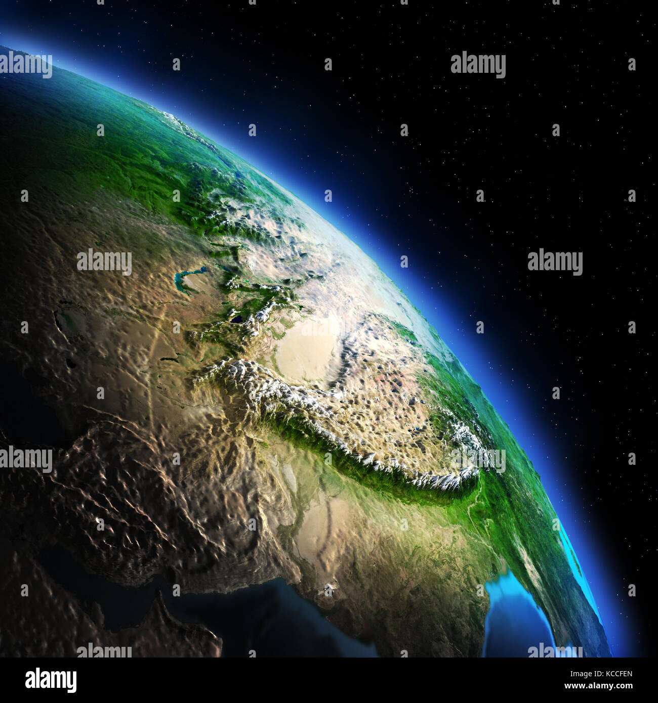 Earth night 3d rendering planet Stock Photo - Alamy