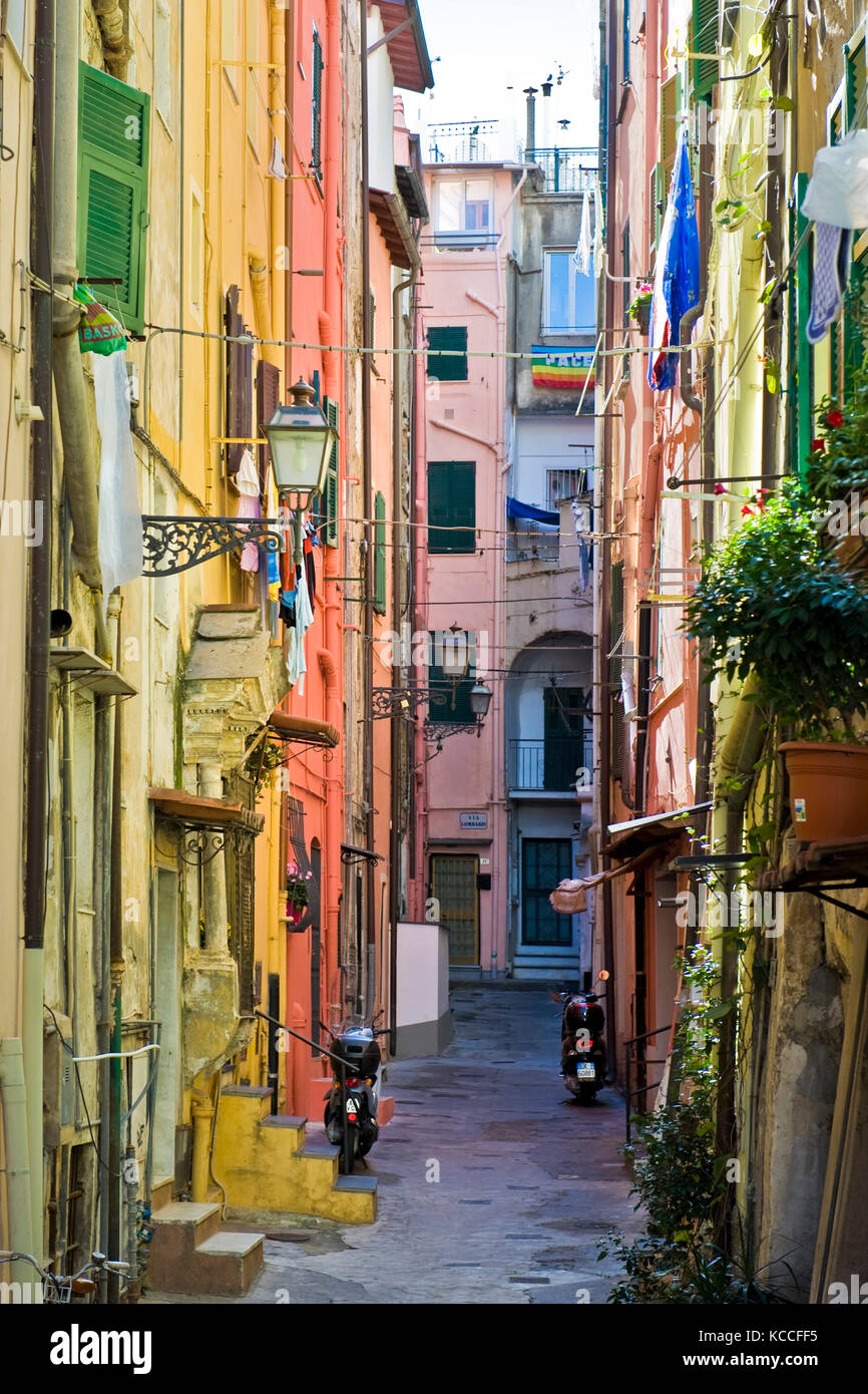 caruggi, Sanremo, Imperia province, Italy Stock Photo - Alamy