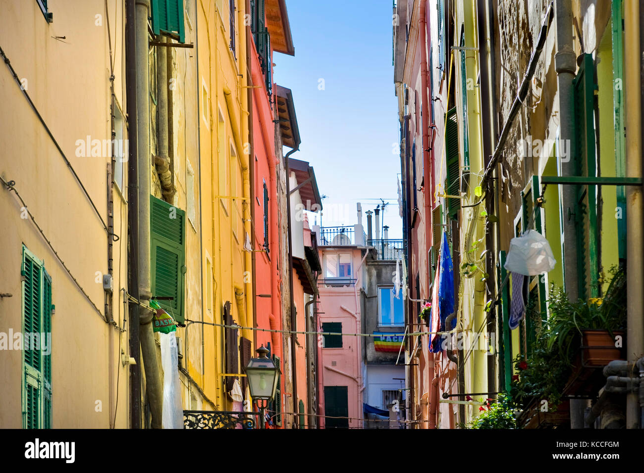 caruggi, Sanremo, Imperia province, Italy Stock Photo - Alamy