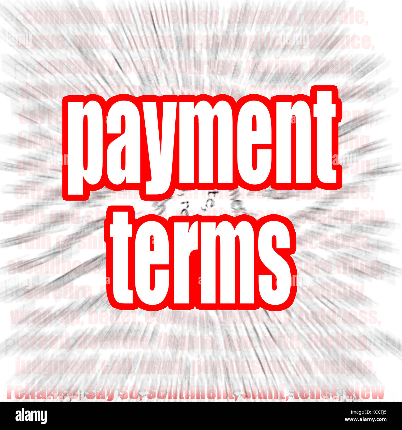Payment terms word cloud image with hi-res rendered artwork that could ...