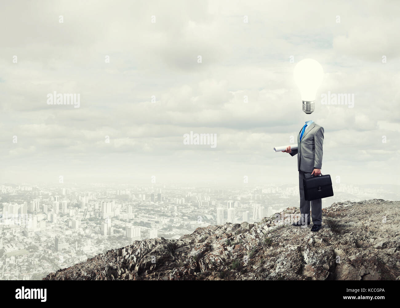 Man of creative ideas Stock Photo - Alamy